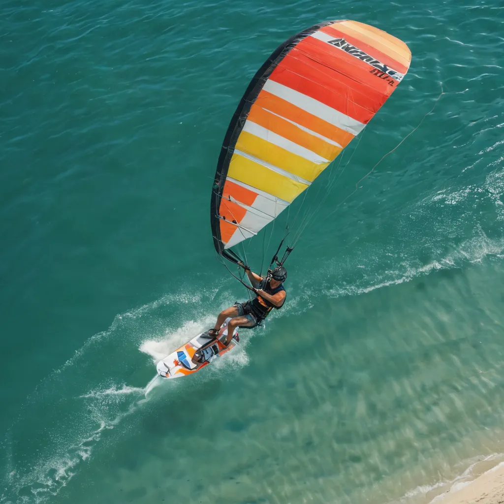 Dynamics of Flag Beaches in Kiteboarding